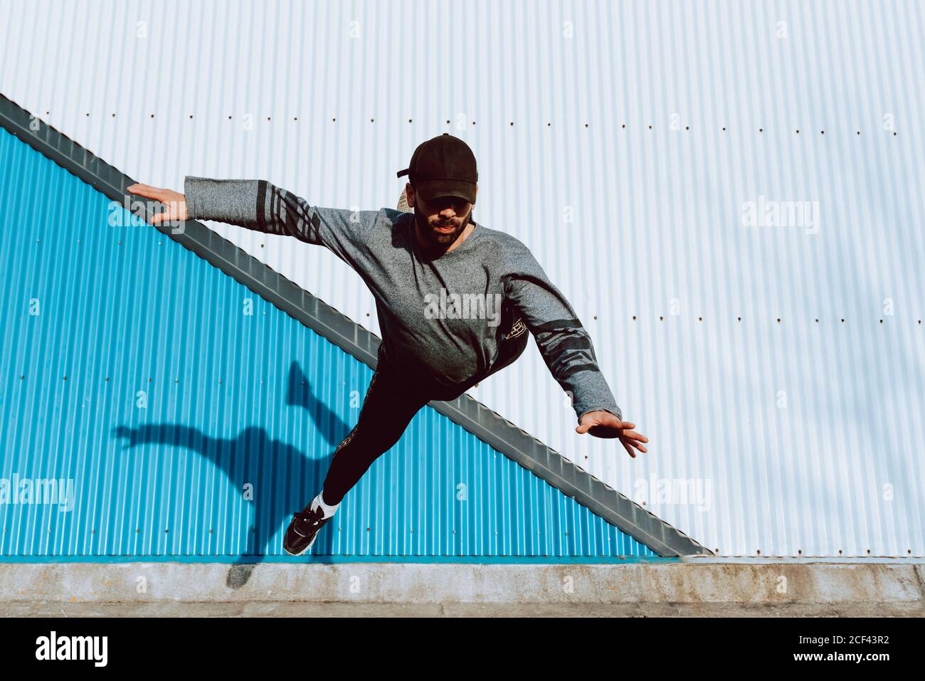 Modern dance barefoot jump hi-res stock photography and images - Alamy