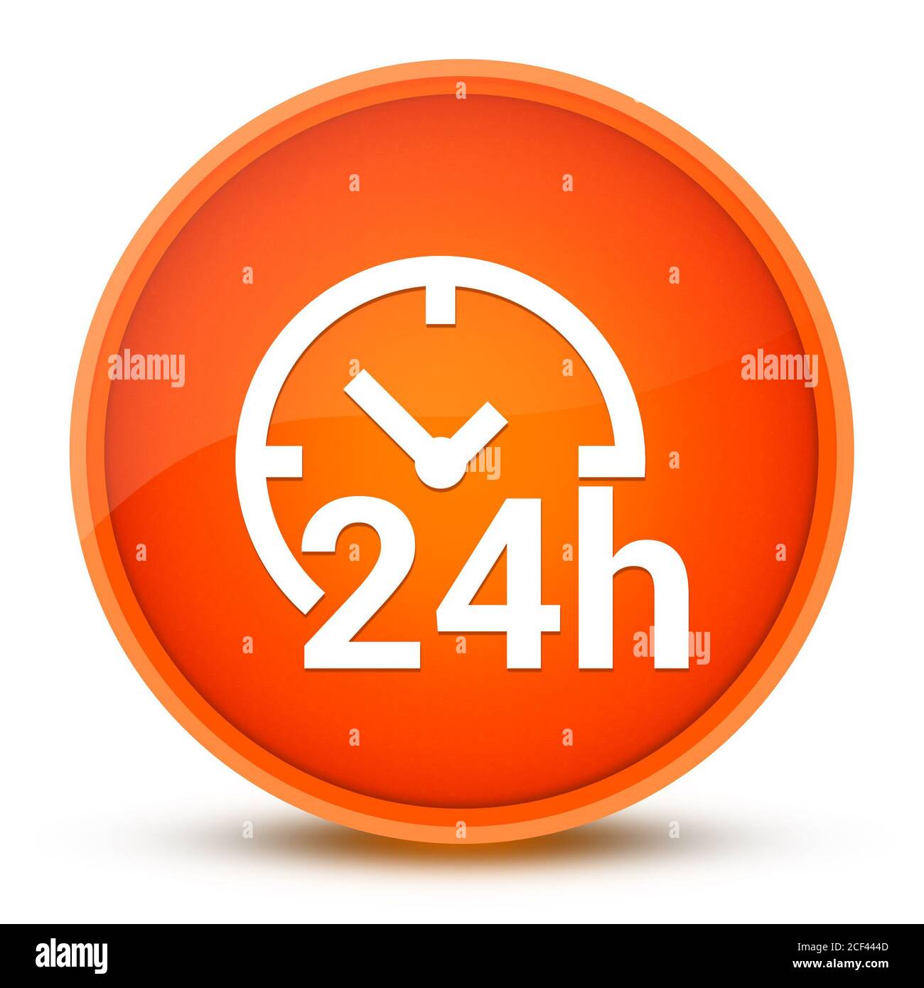 24 hour icon orange hi-res stock photography and images - Alamy