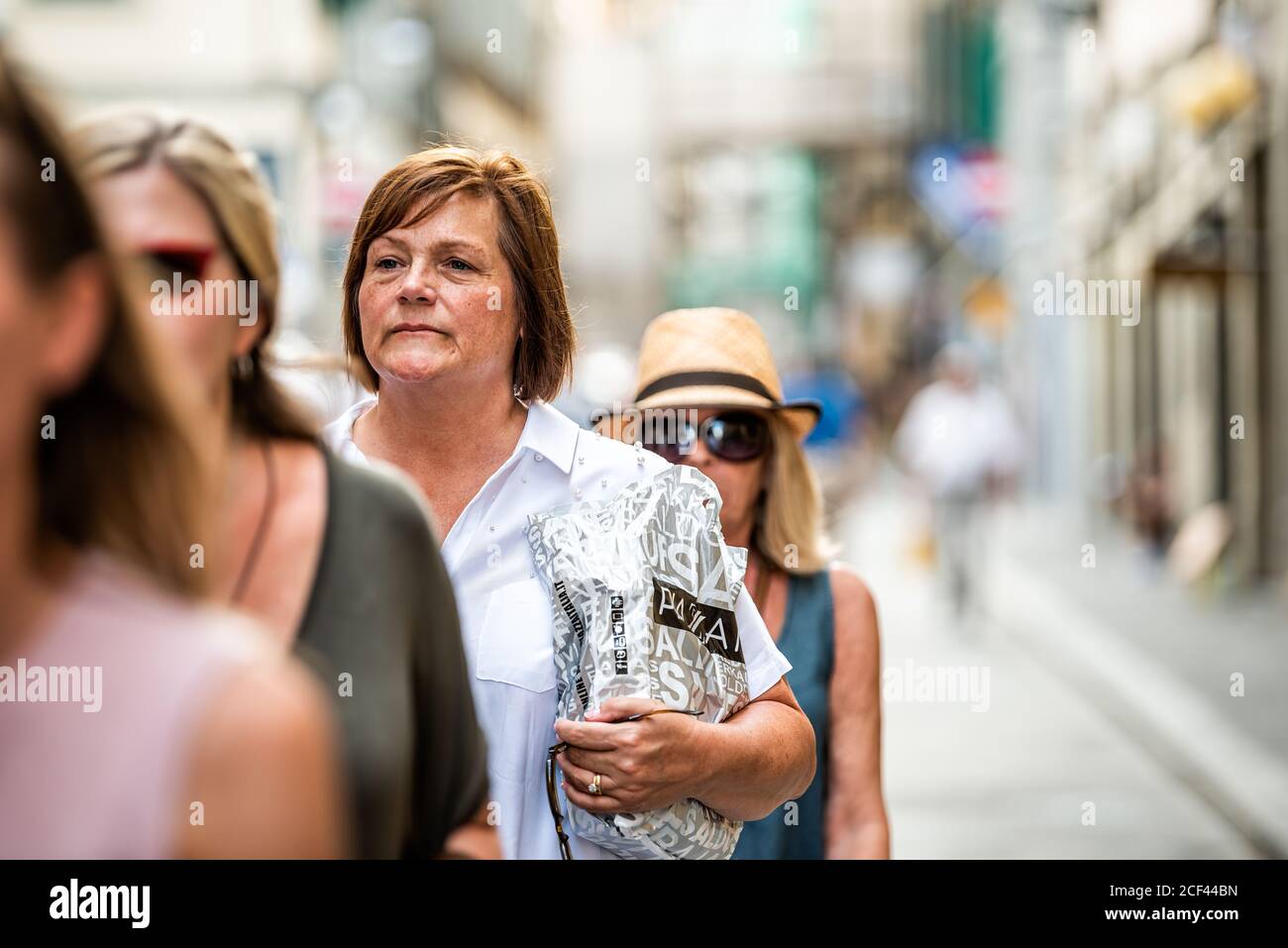 Italy europe italian city tourism crowded street crowd summer hi-res ...