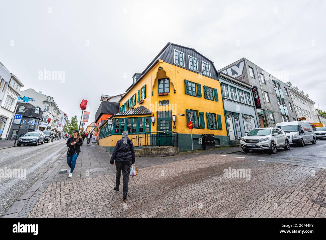 Old town center reykjavik hi-res stock photography and images - Alamy