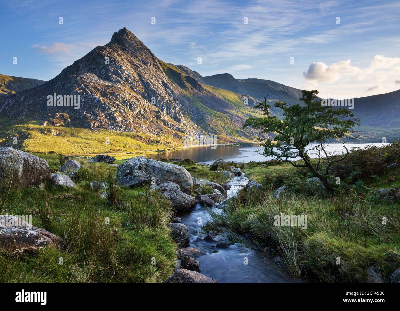 Tryfan is a mountain in the Ogwen Valley, Snowdonia, Wales. It forms ...