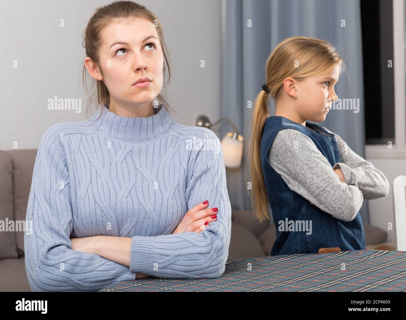 Mother ashamed daughter hi-res stock photography and images - Alamy