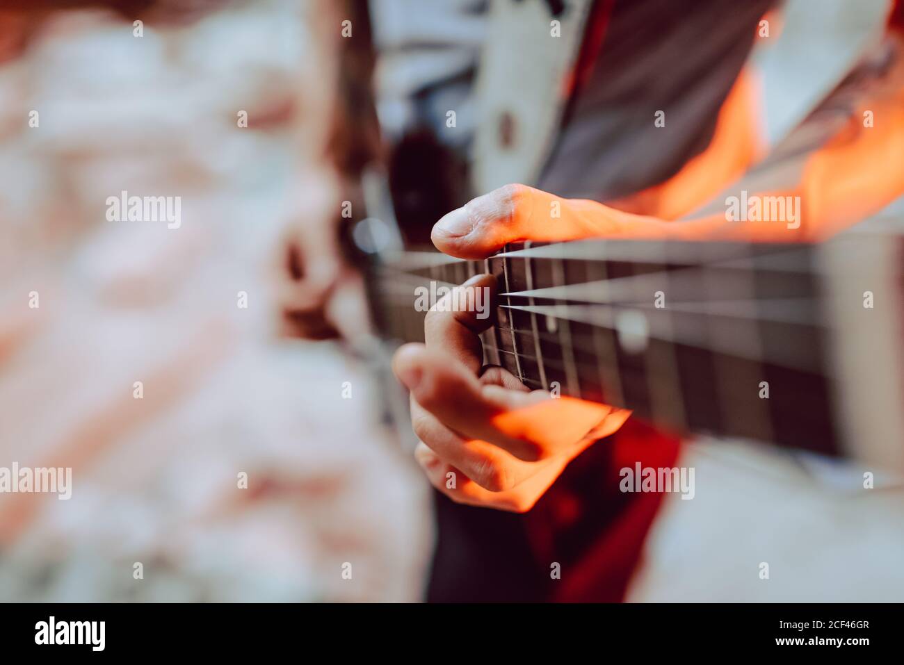 Guitar fretboard notes hi-res stock photography and images - Alamy