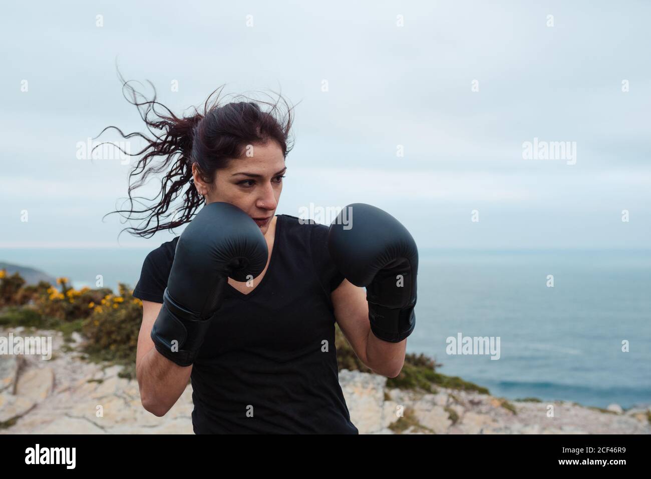 Punching the sky hi-res stock photography and images - Alamy