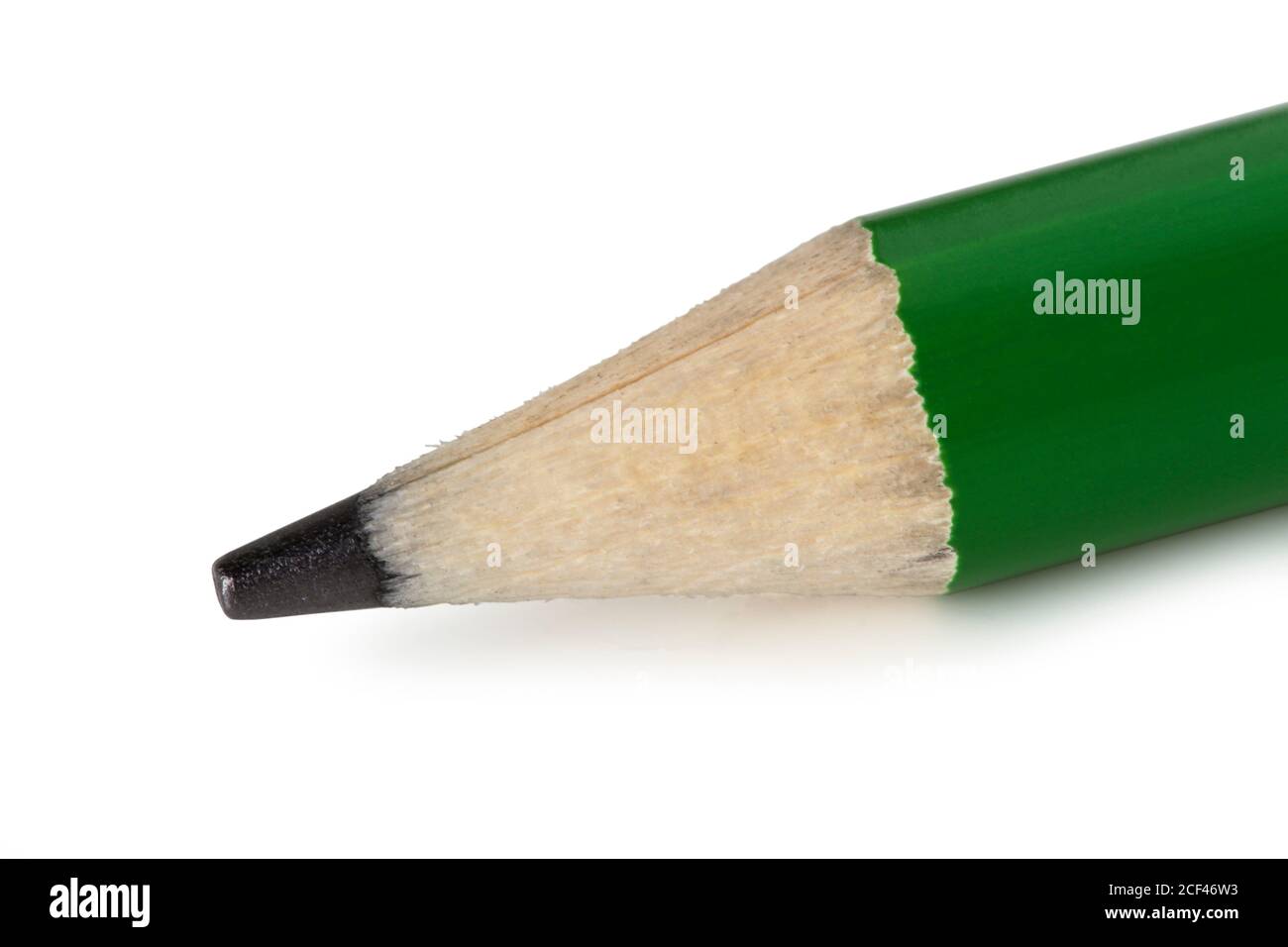 Graphite drawing pencil close up isolated on white background Stock ...