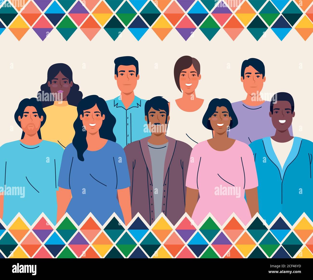 Spanish cultural diversity Stock Vector Images - Alamy