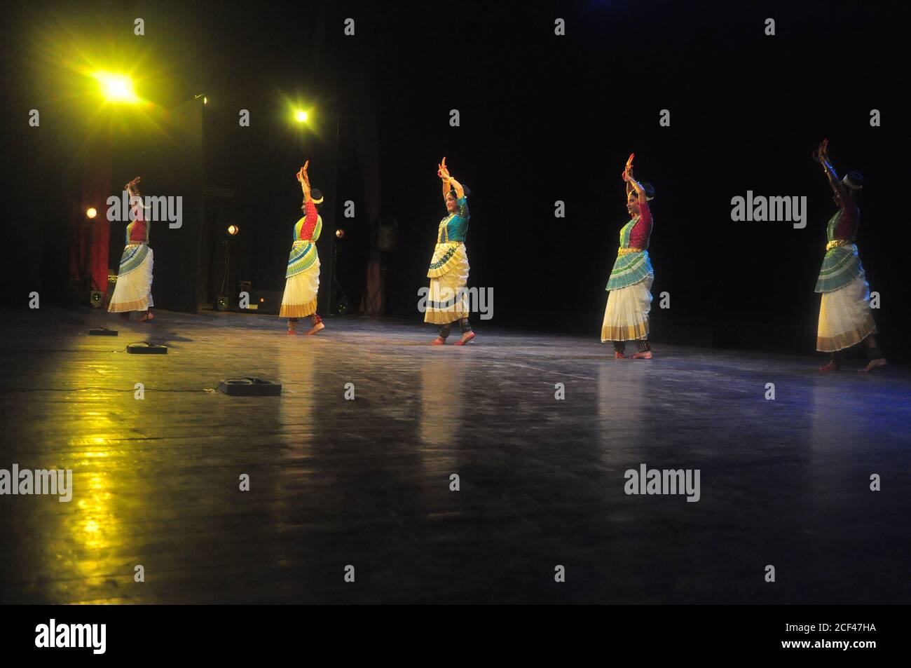Dancers are performing in a program called Nritya Sanrachna organized ...