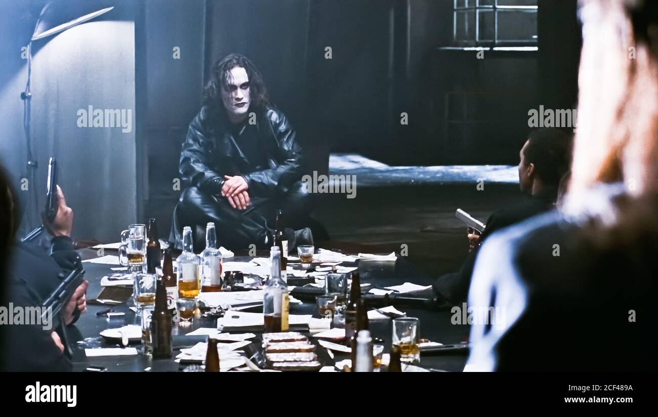 USA. Brandon Lee in a scene from the ©Miramax film: The Crow (1994 ...