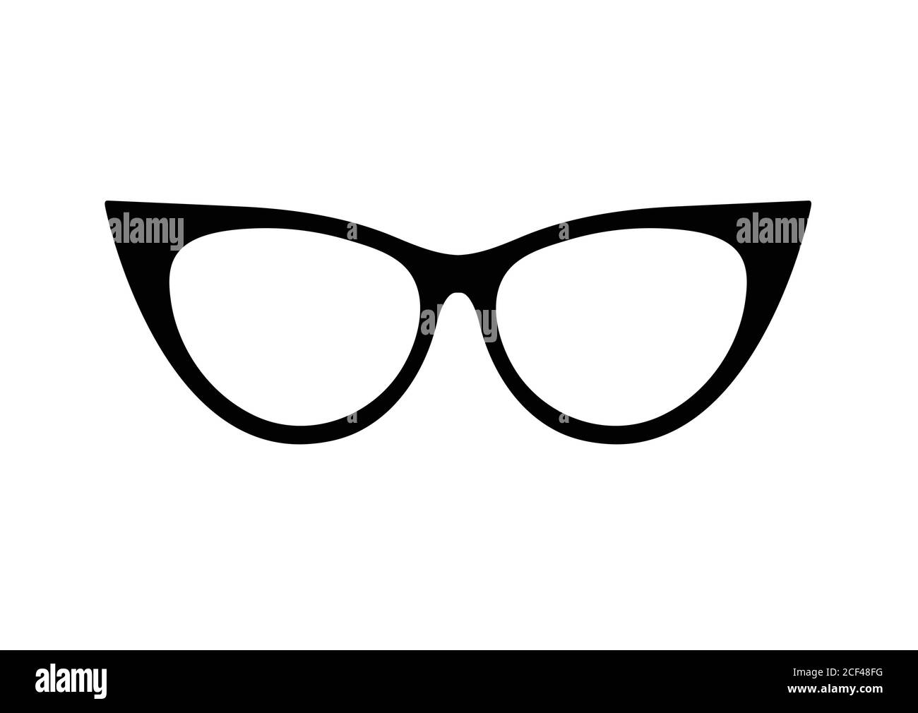 Glasses vector. Women's sunglasses, women's accessory. Accessory art ...