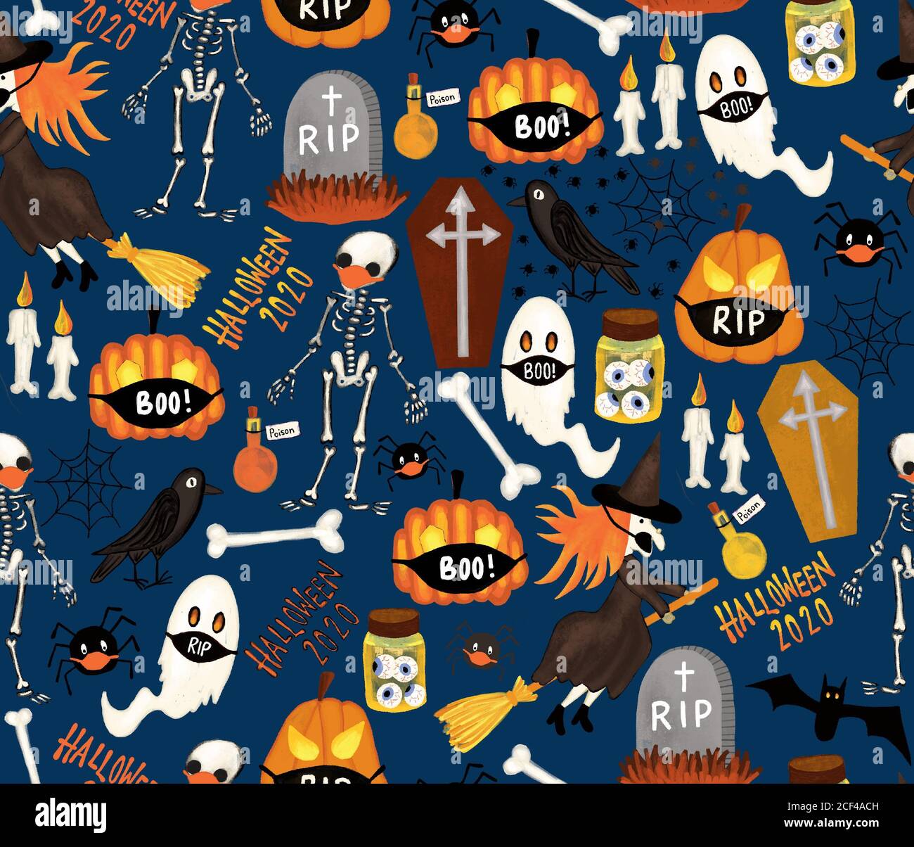 Spooky Repeating Background