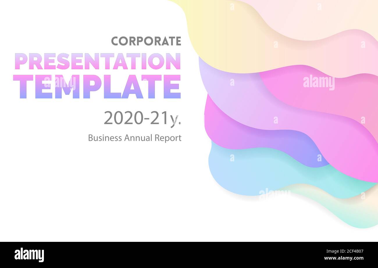 Vector decorative abstract multicolor background in trendy flat style ...