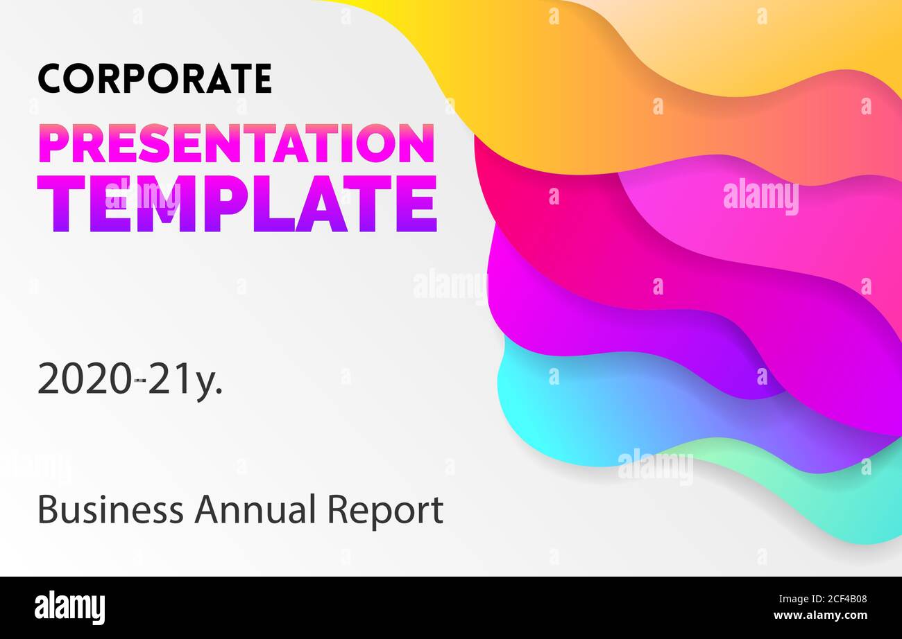 Vector decorative abstract multicolor background in trendy flat style ...