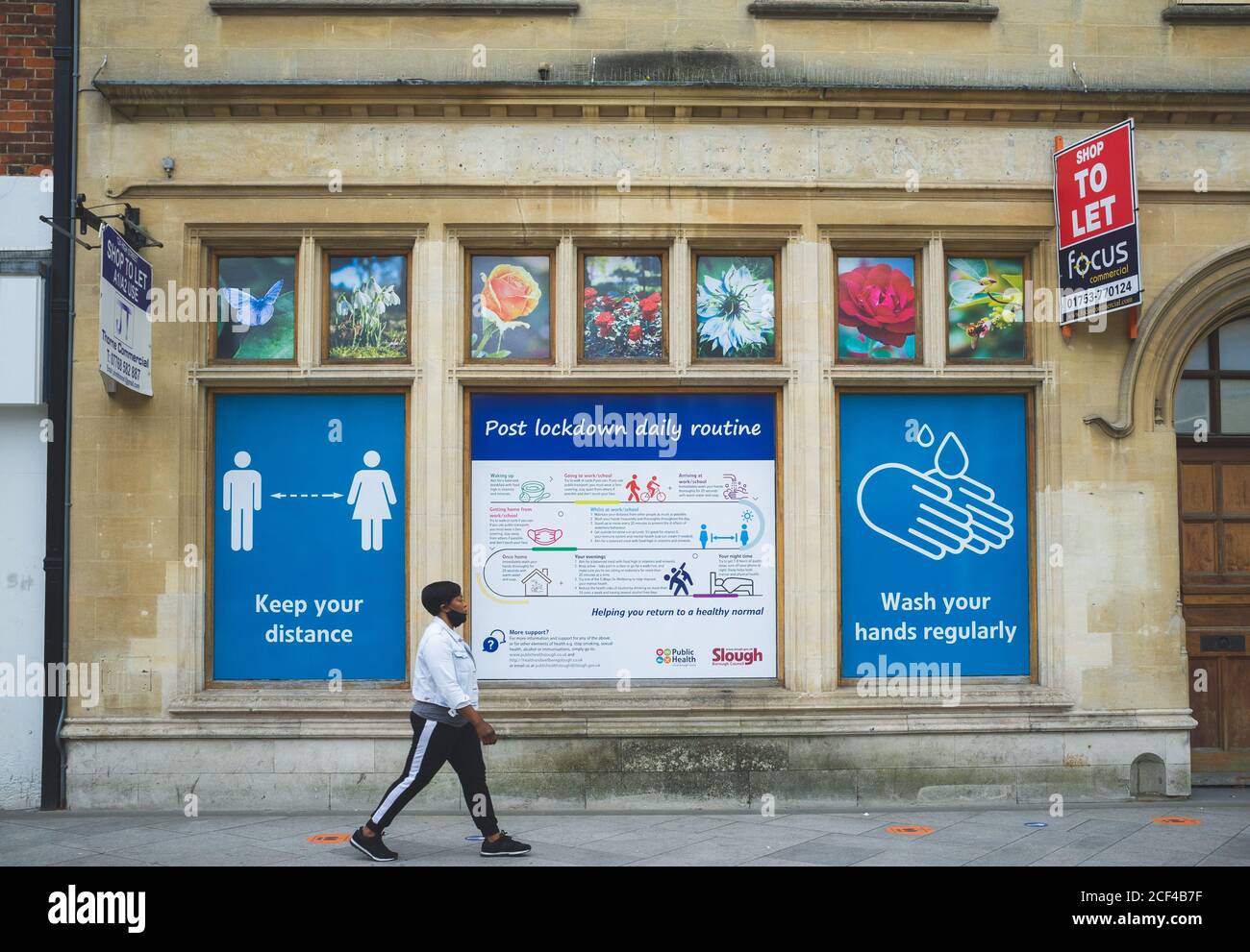 'Post lockdown daily routine'. Public health advice posters by Slough ...