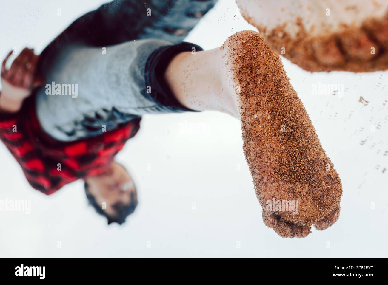 Feet upside down hi-res stock photography and images - Alamy