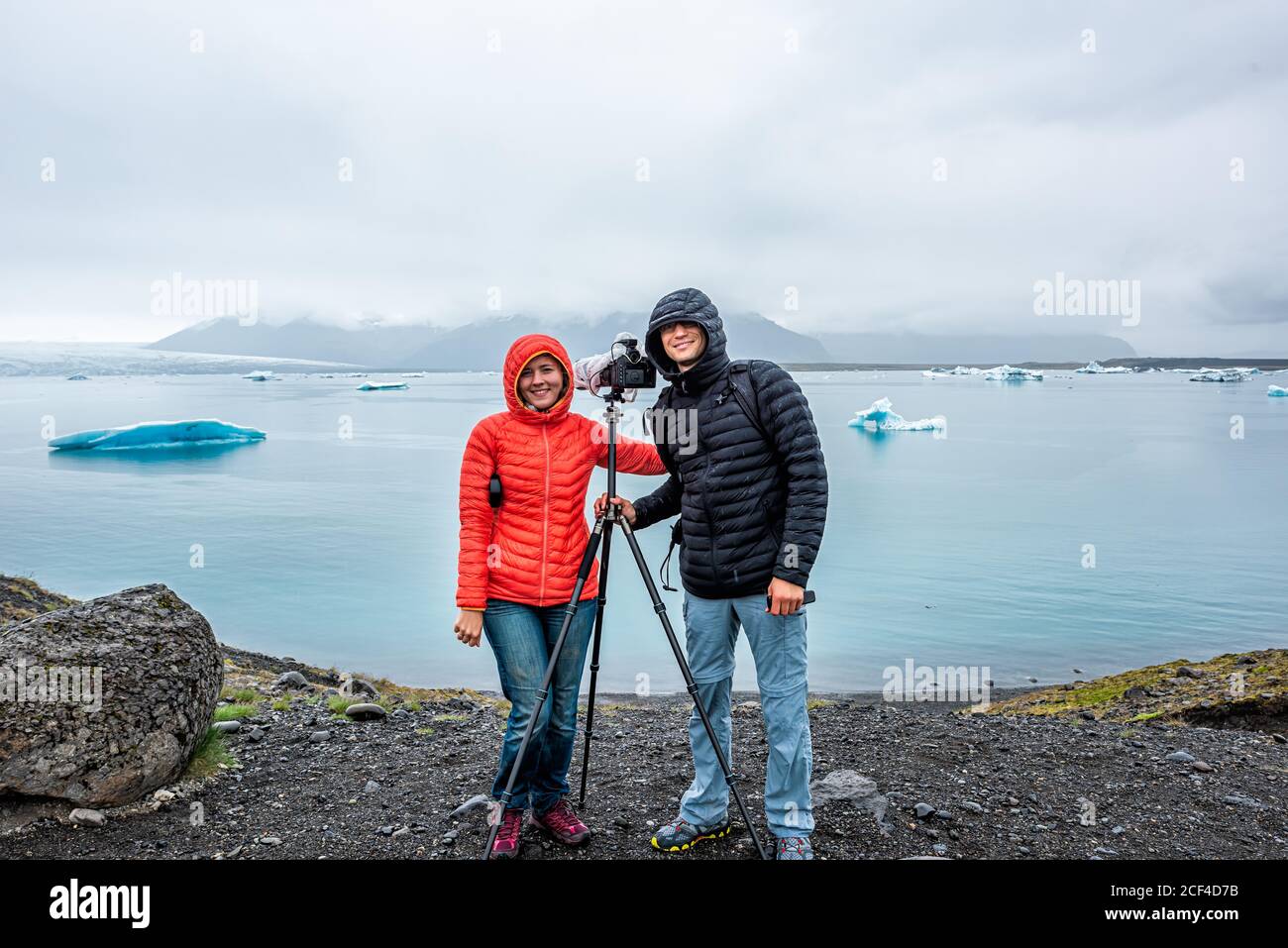 Iceland blue lagoon couple hi-res stock photography and images - Alamy