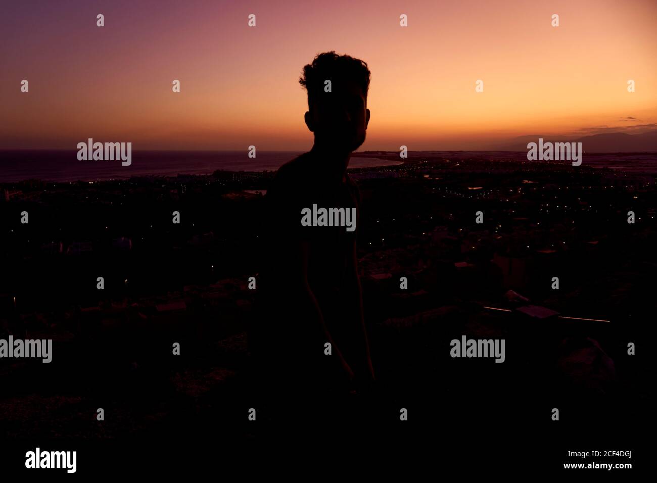 Contemplating the sunset hi-res stock photography and images - Alamy