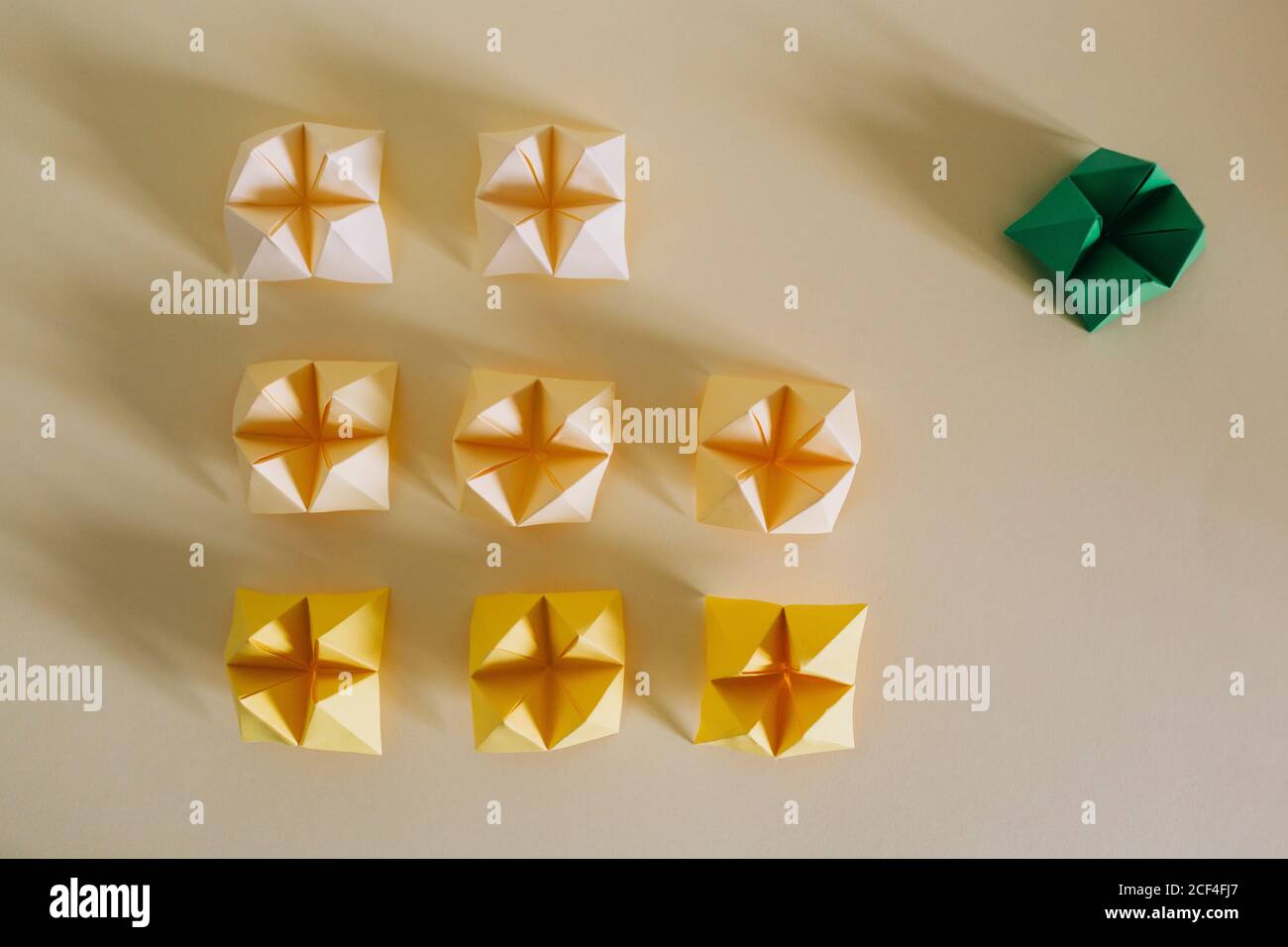 Set of paper origami Stock Photo - Alamy