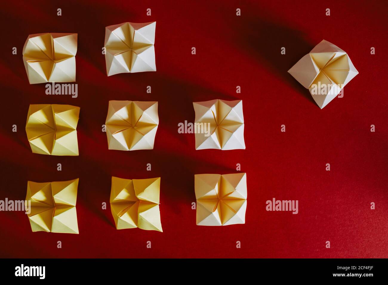 Set of paper origami Stock Photo - Alamy