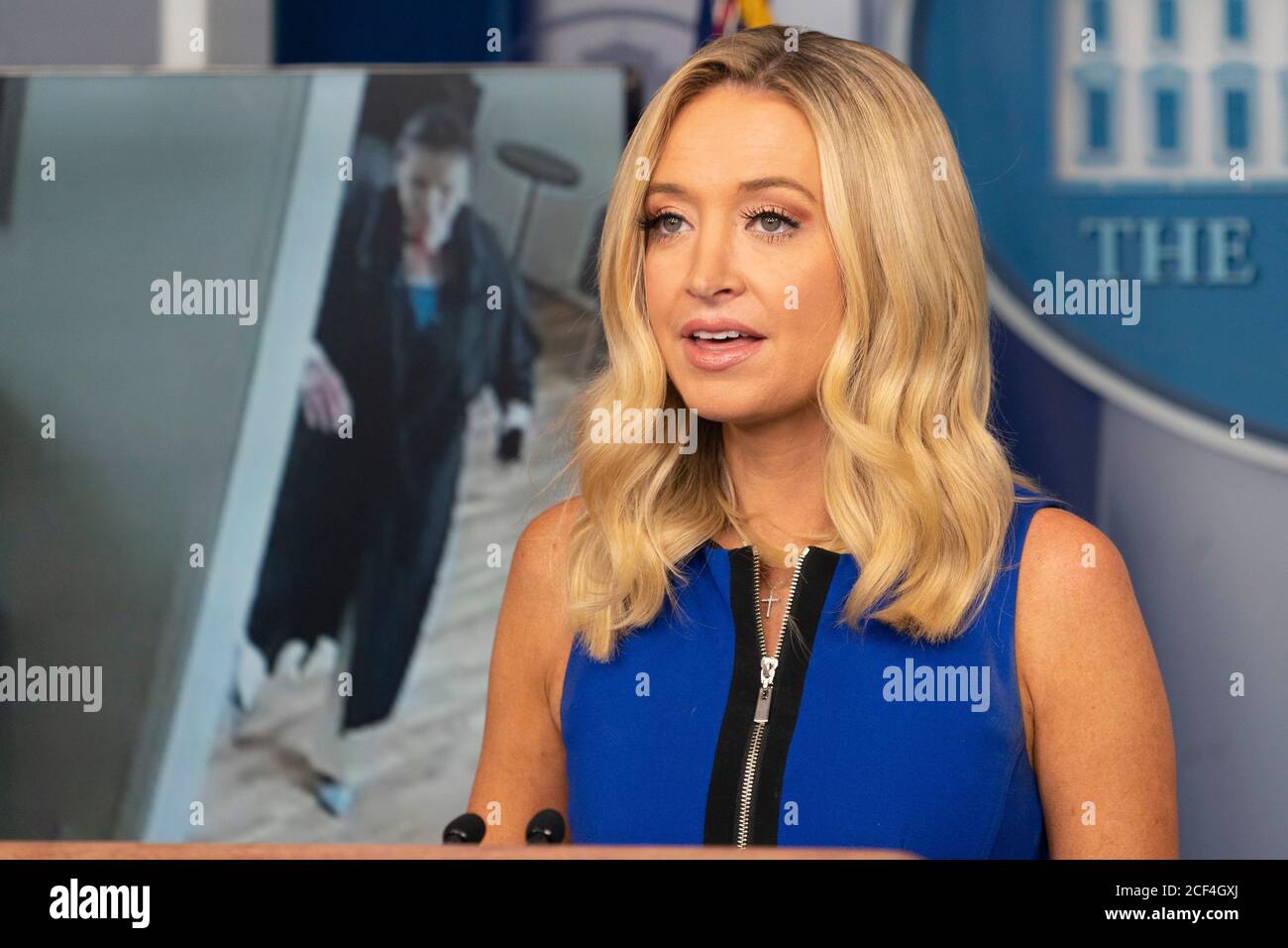 White House Press Secretary Kayleigh McEnany holds a news briefing the ...