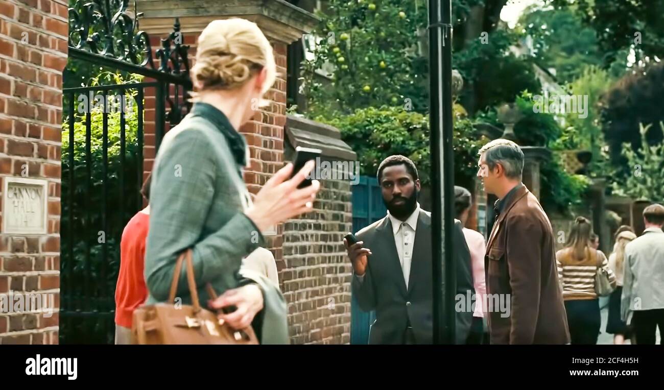 USA. Elizabeth Debicki and John David Washington in a scene from the ...