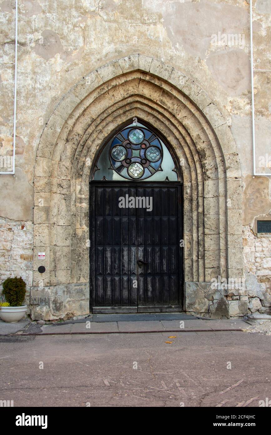 Ancient St. John's Church Lutheran Church in Cesis. The Church Was ...