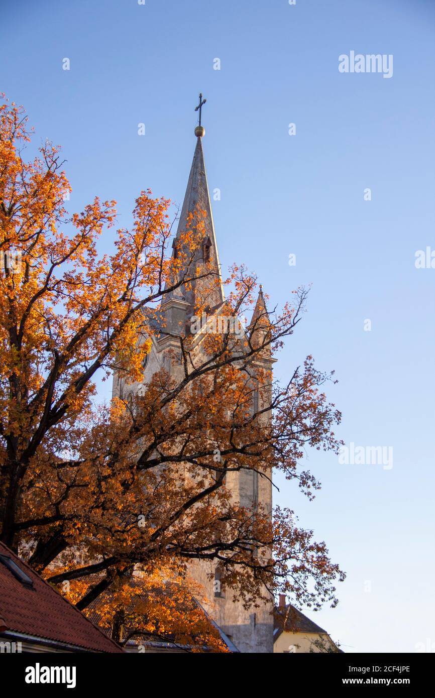 Ancient St. John's Church Lutheran Church in Cesis. The Church Was ...