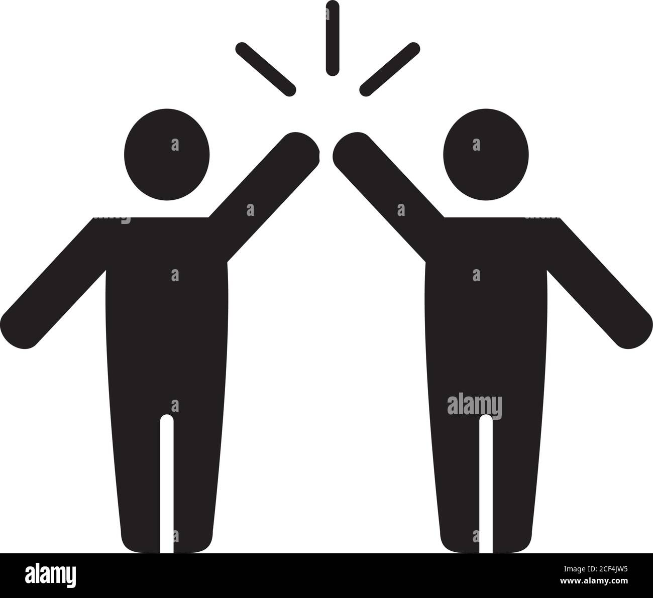 High Five Silhouette