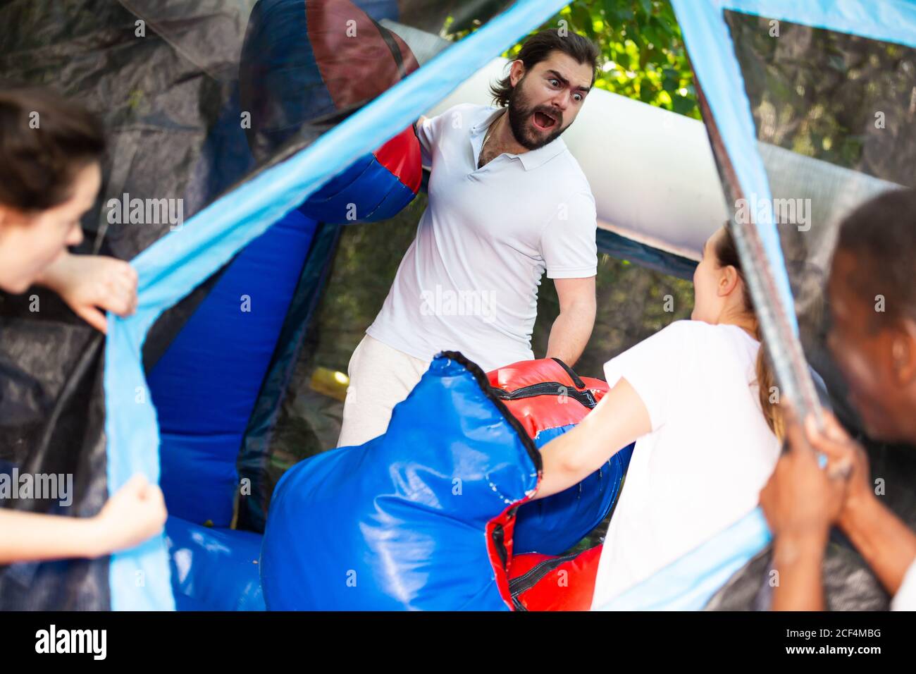 Giant boxing gloves hi-res stock photography and images - Alamy