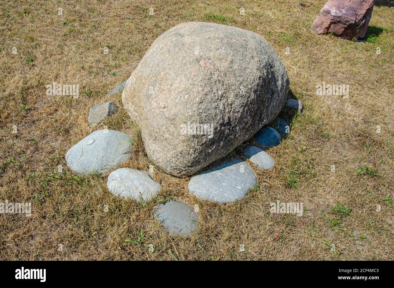Landscape with unique mountain formation big stone Stock Photo - Alamy