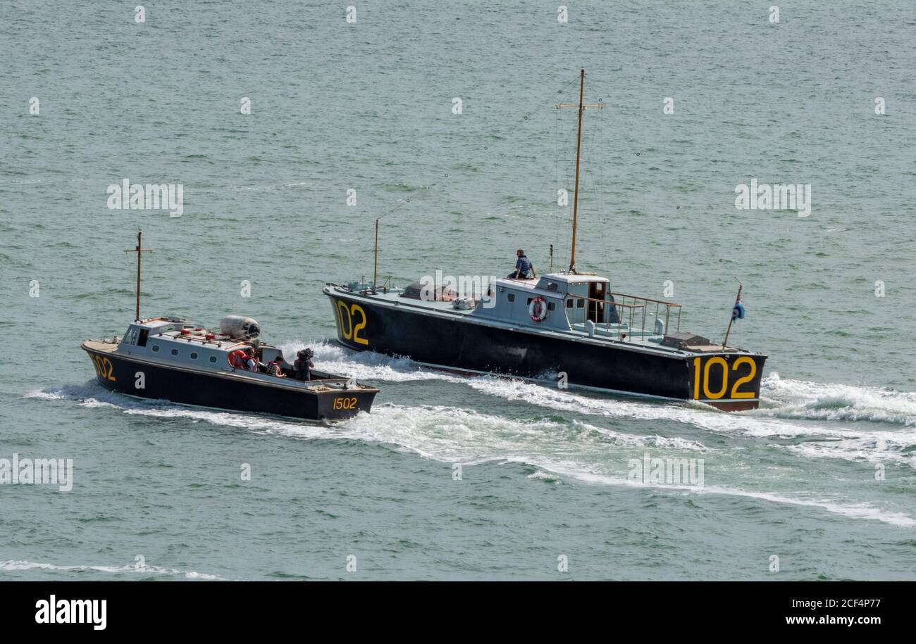 two wartime vintage rescue or recovery boats and launches royal air ...