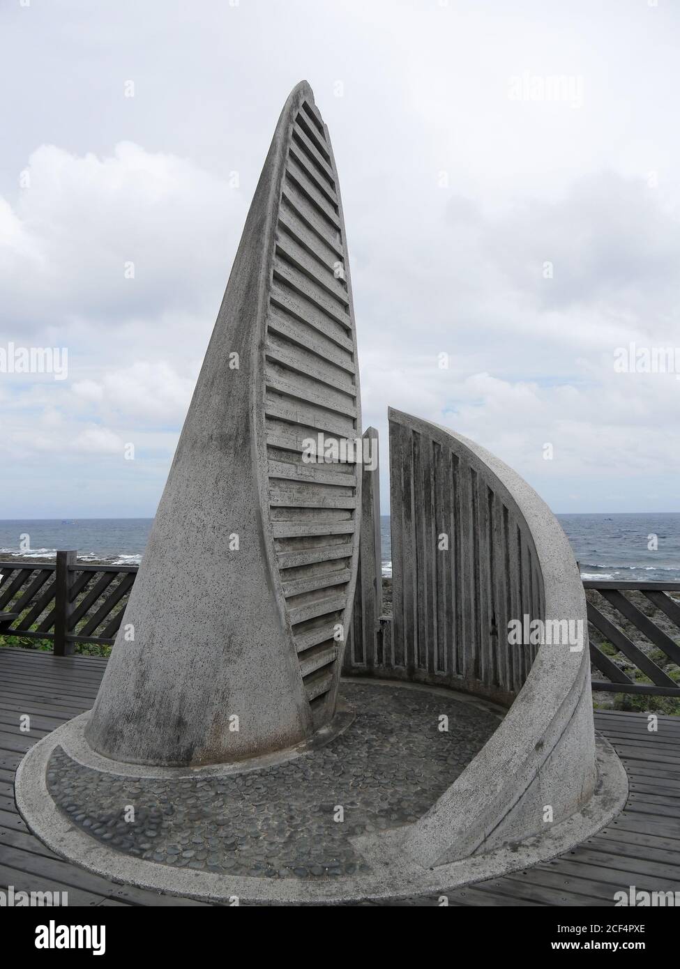 Monument of the Taiwan Southernmost Point in Kenting National Park at ...