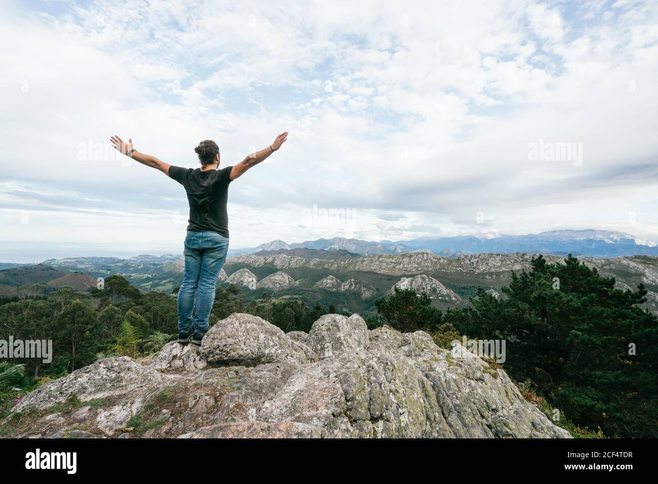 Man walking in nature hi-res stock photography and images - Alamy