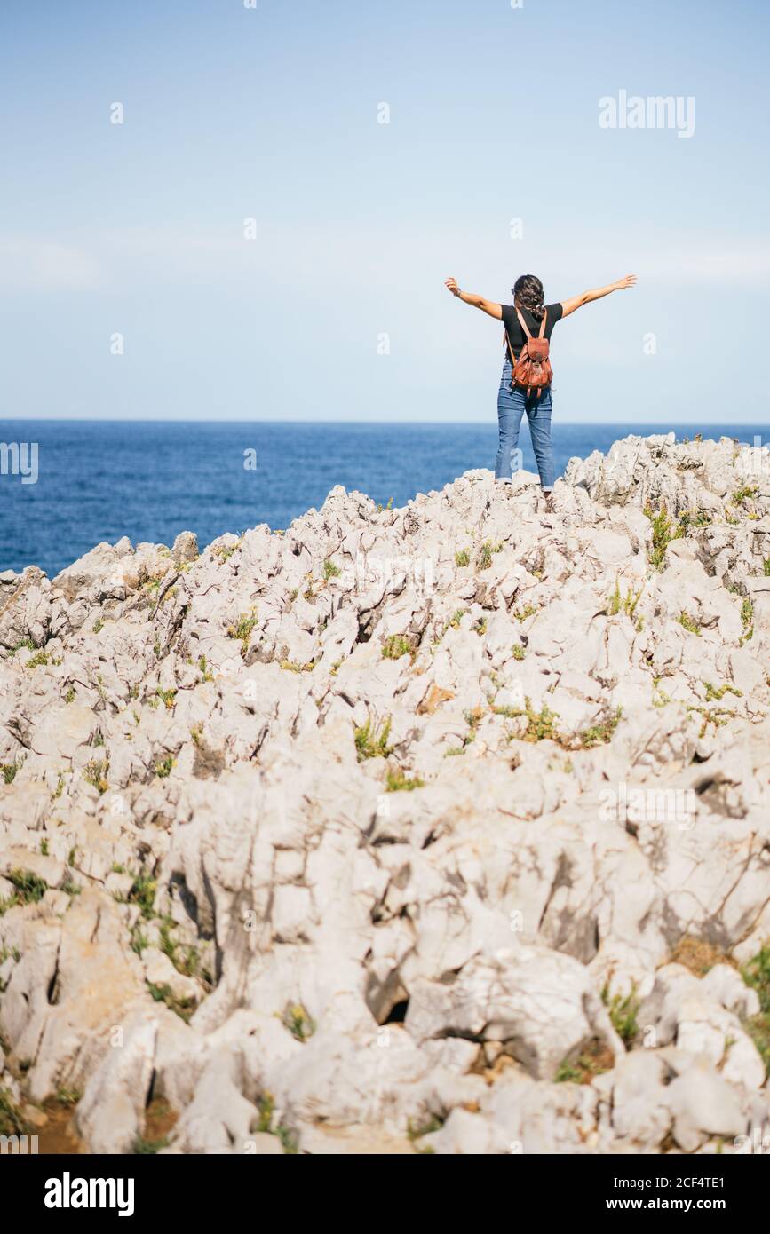 Unrecognizable woman standing on hi-res stock photography and images ...