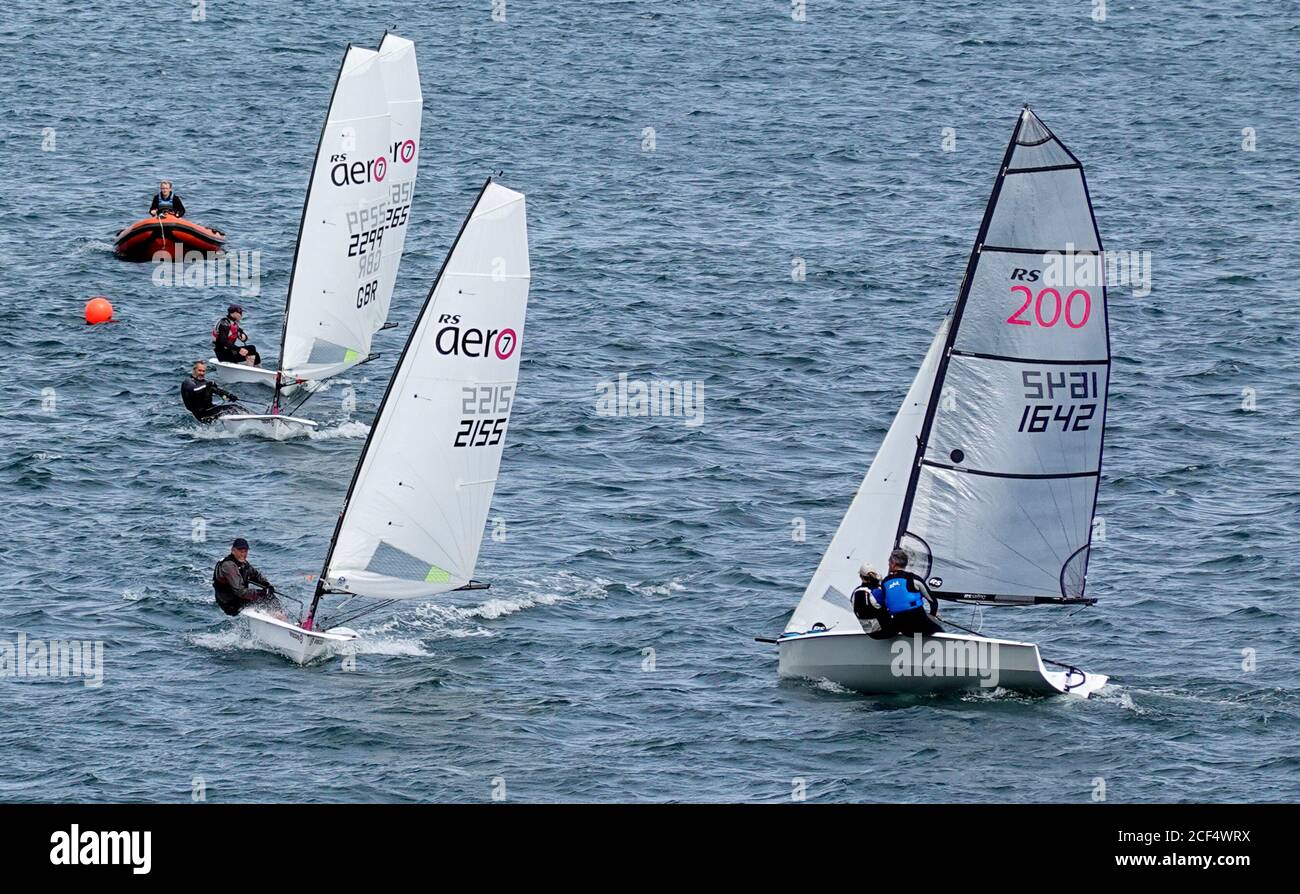 Sailing dinghy type hi-res stock photography and images - Alamy