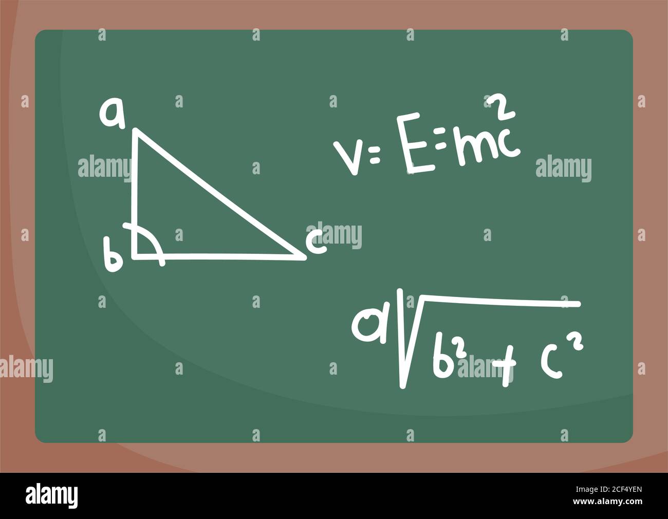 happy teachers day, chalkboard with math lesson, isolated icon white ...