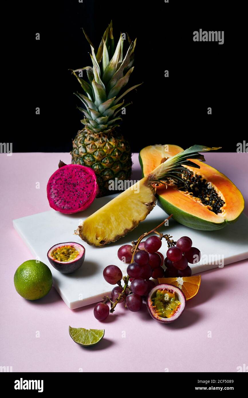 Pitaya grapes marble hi-res stock photography and images - Alamy