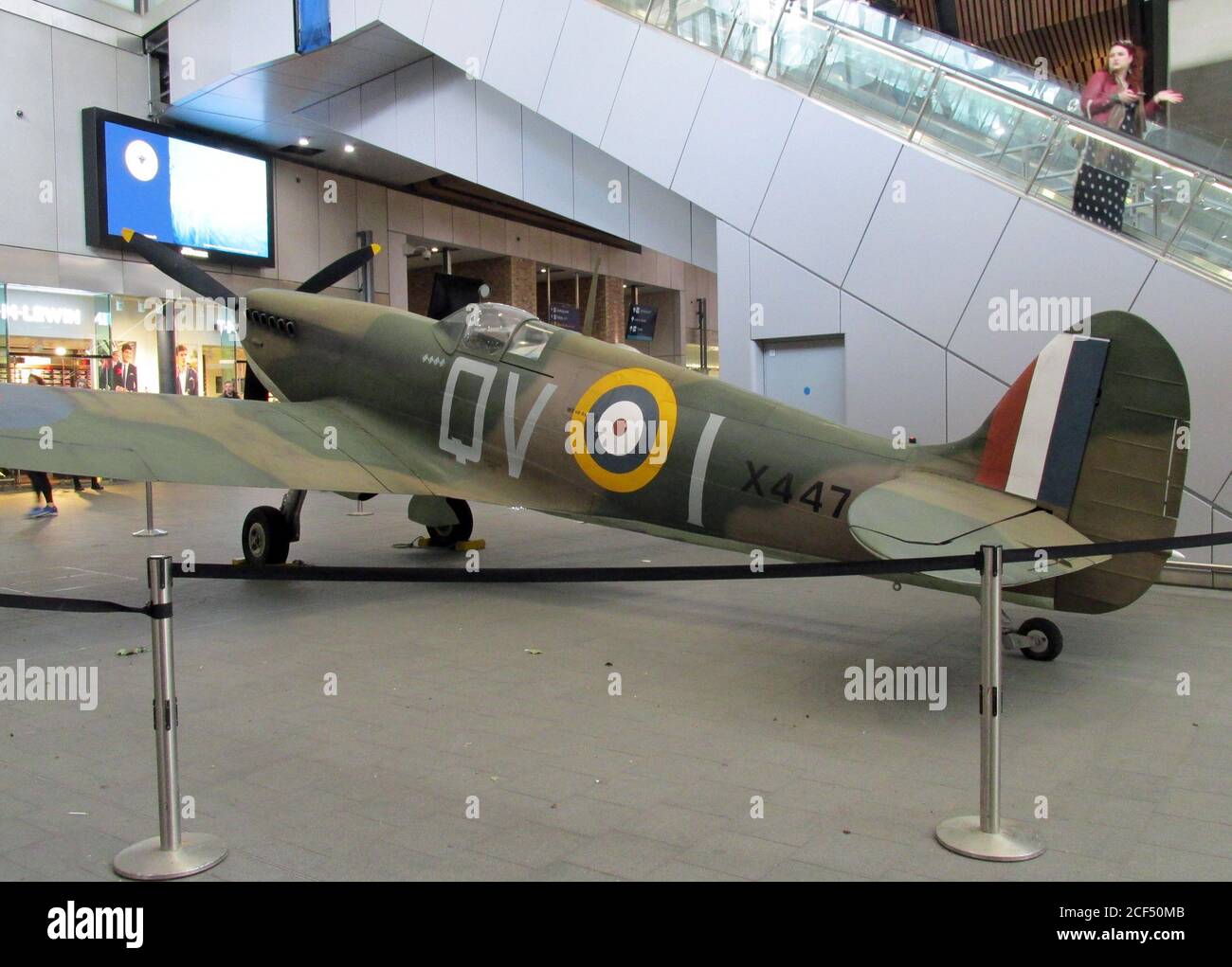 75th Anniversary D-Day landings Spitfire on display at London Bridge ...