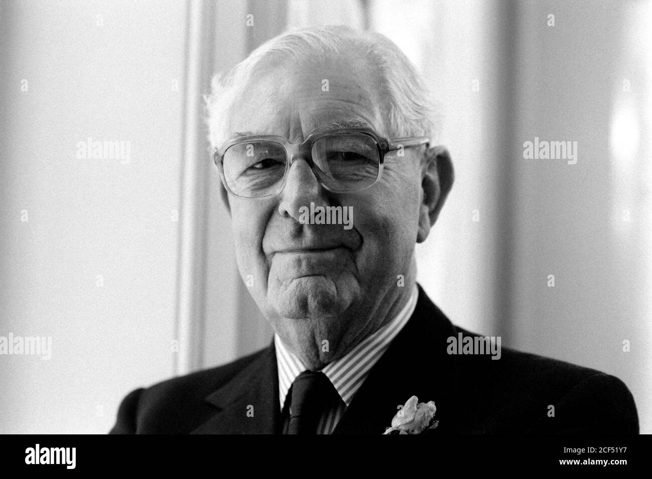 Sir Frederick Warner at the British Standards Institute, Hampden House ...
