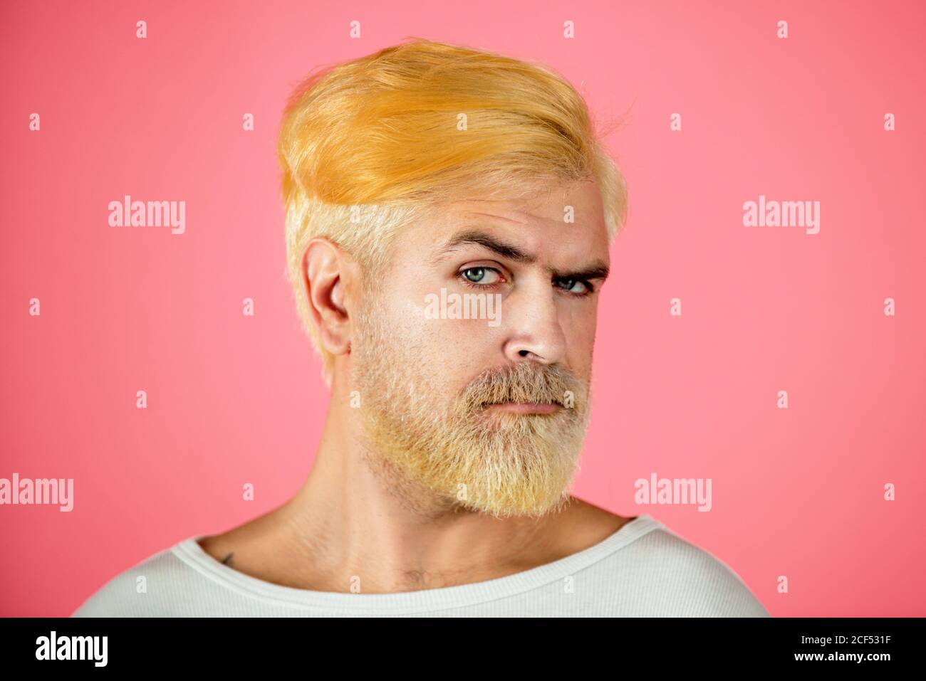 Blond mustache hi-res stock photography and images - Alamy