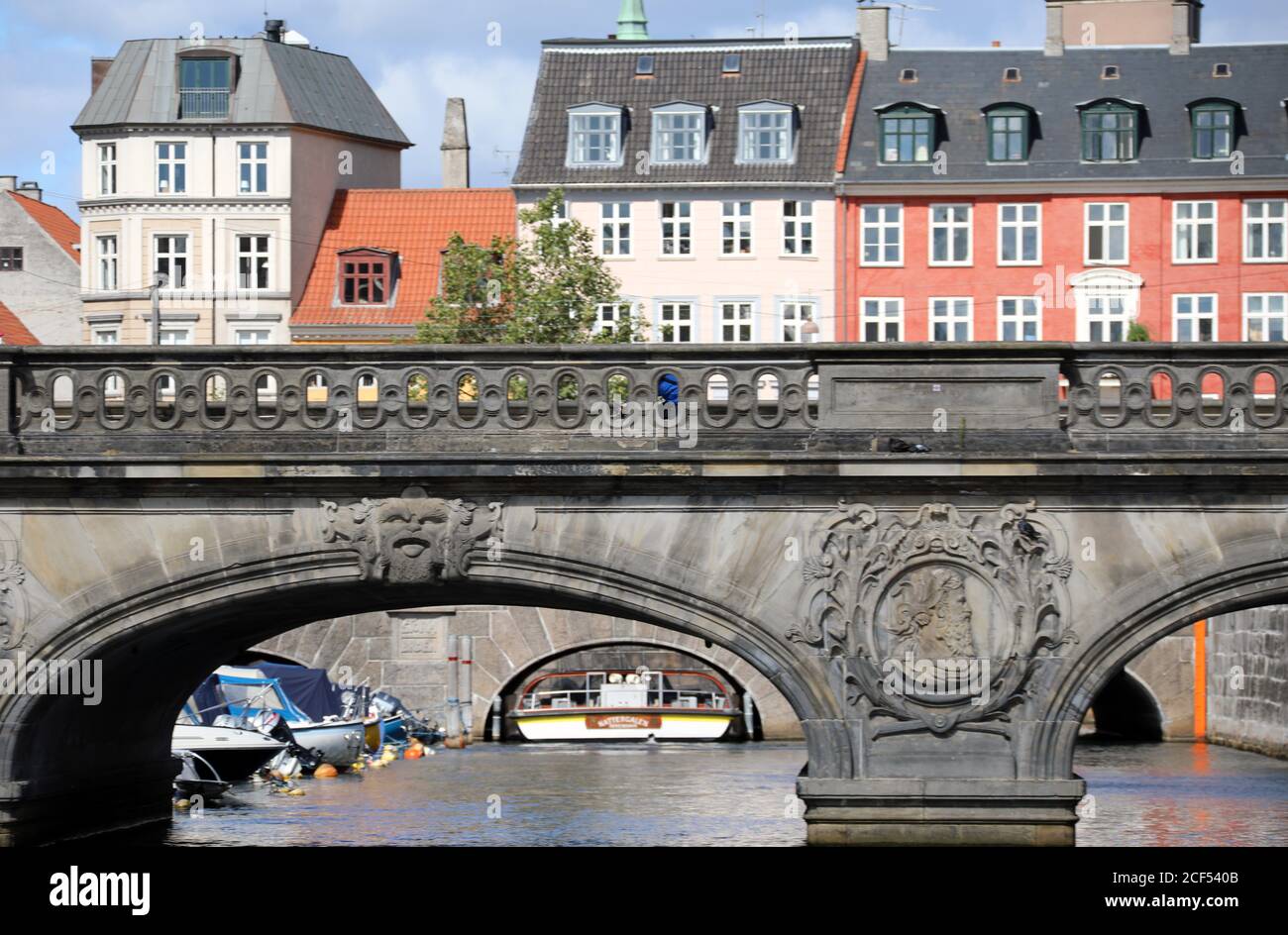 The famous Marble Bridge in Copenhagen Stock Photo - Alamy