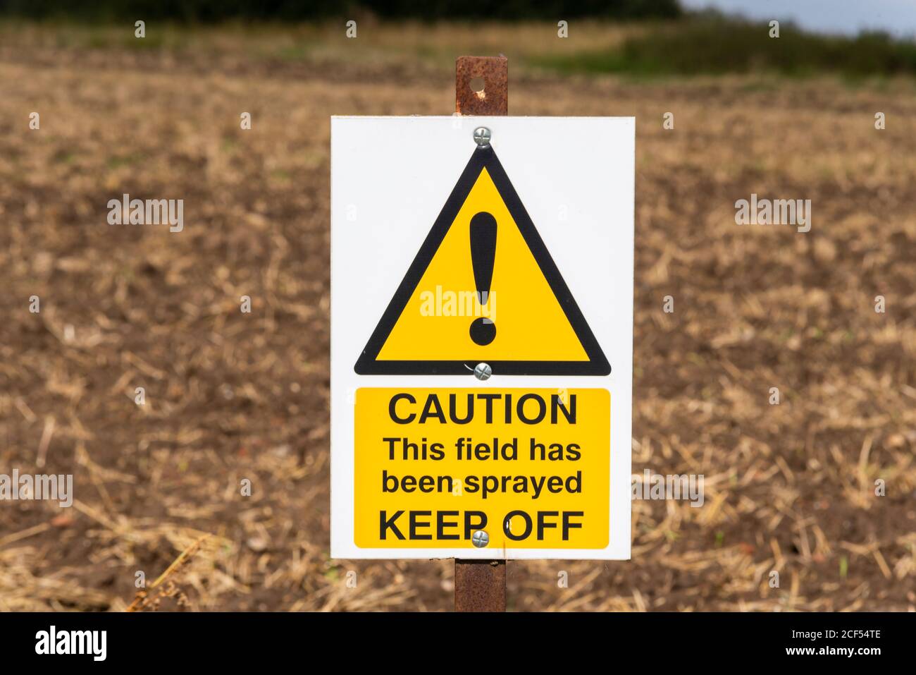 Chemicals warning sign hi-res stock photography and images - Alamy