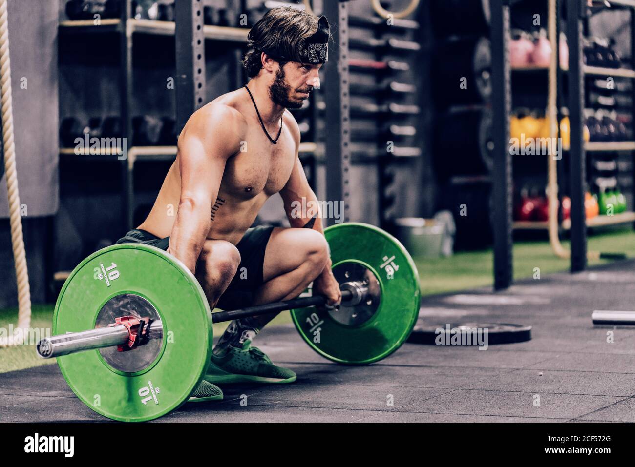 Barbell workout hi-res stock photography and images - Alamy