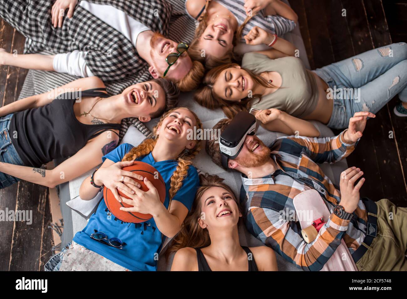 happy group of women and men faces in circle laughing and having fun ...