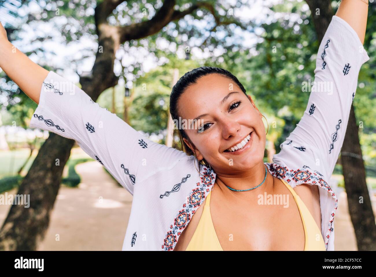 Attractive pretty cleavage hi-res stock photography and images - Alamy