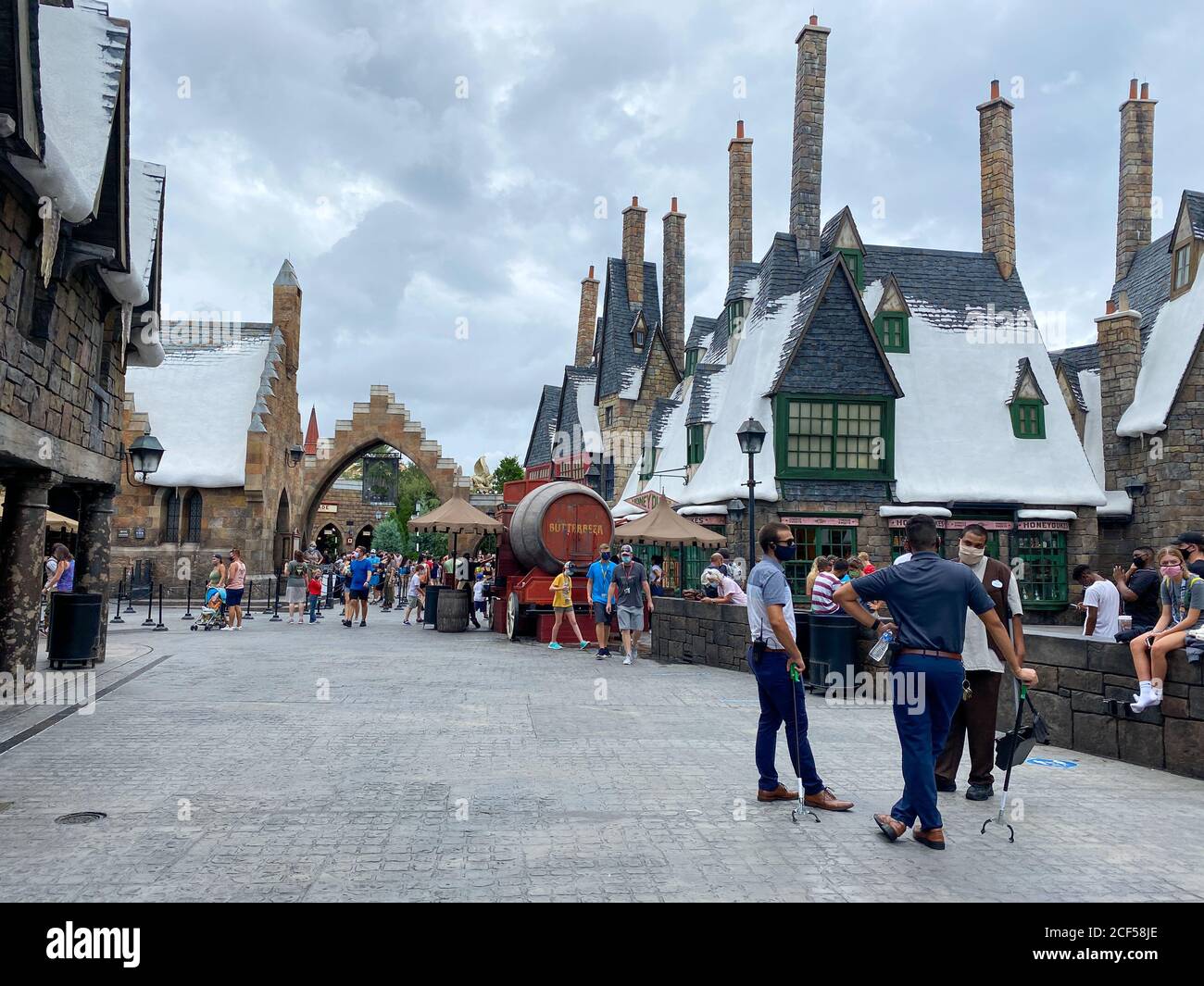 Orlando,FL/USA-8/30/20:: The Hogsmeade portion of the Wizarding World ...