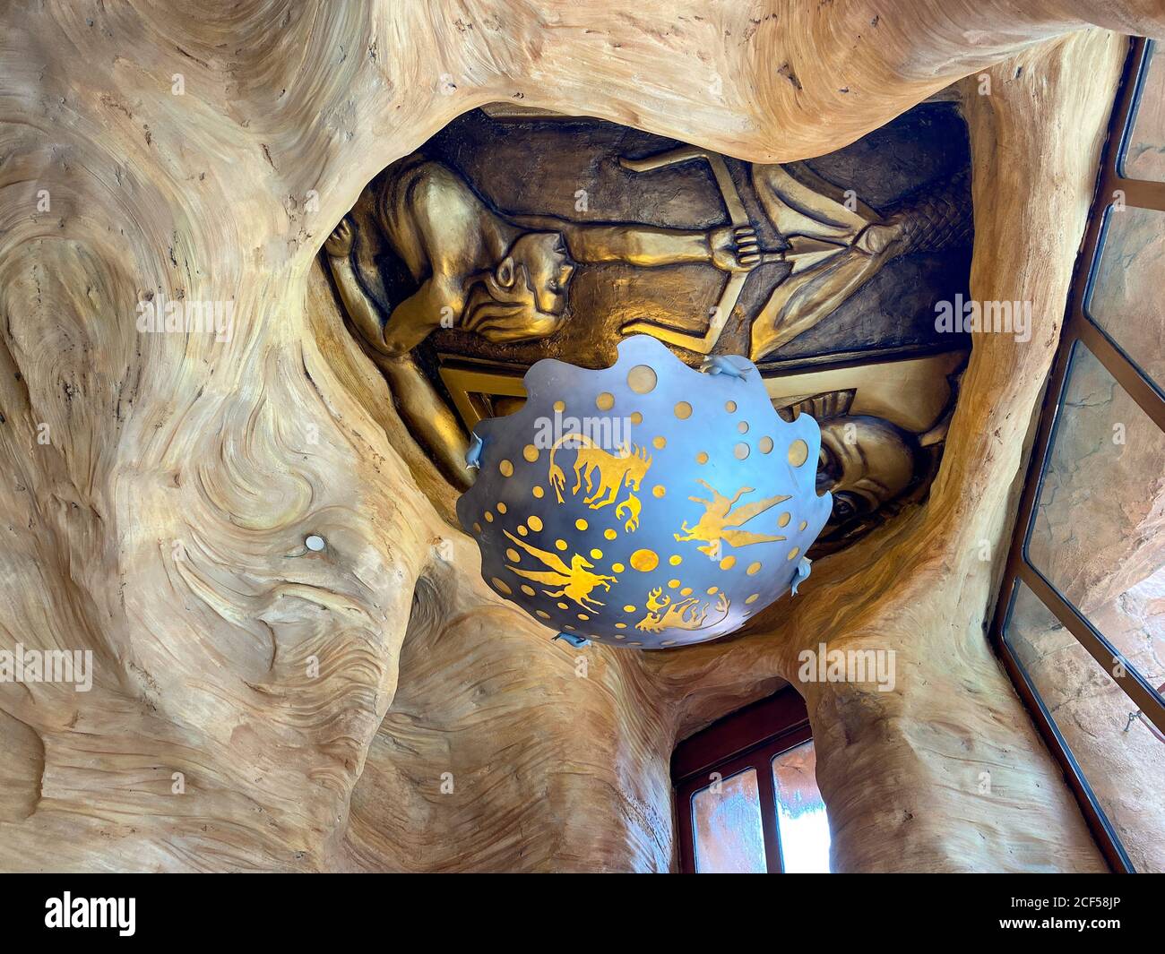 Orlando,FL/USA-8/30/20: The interior of the Mythos restaurant at the ...