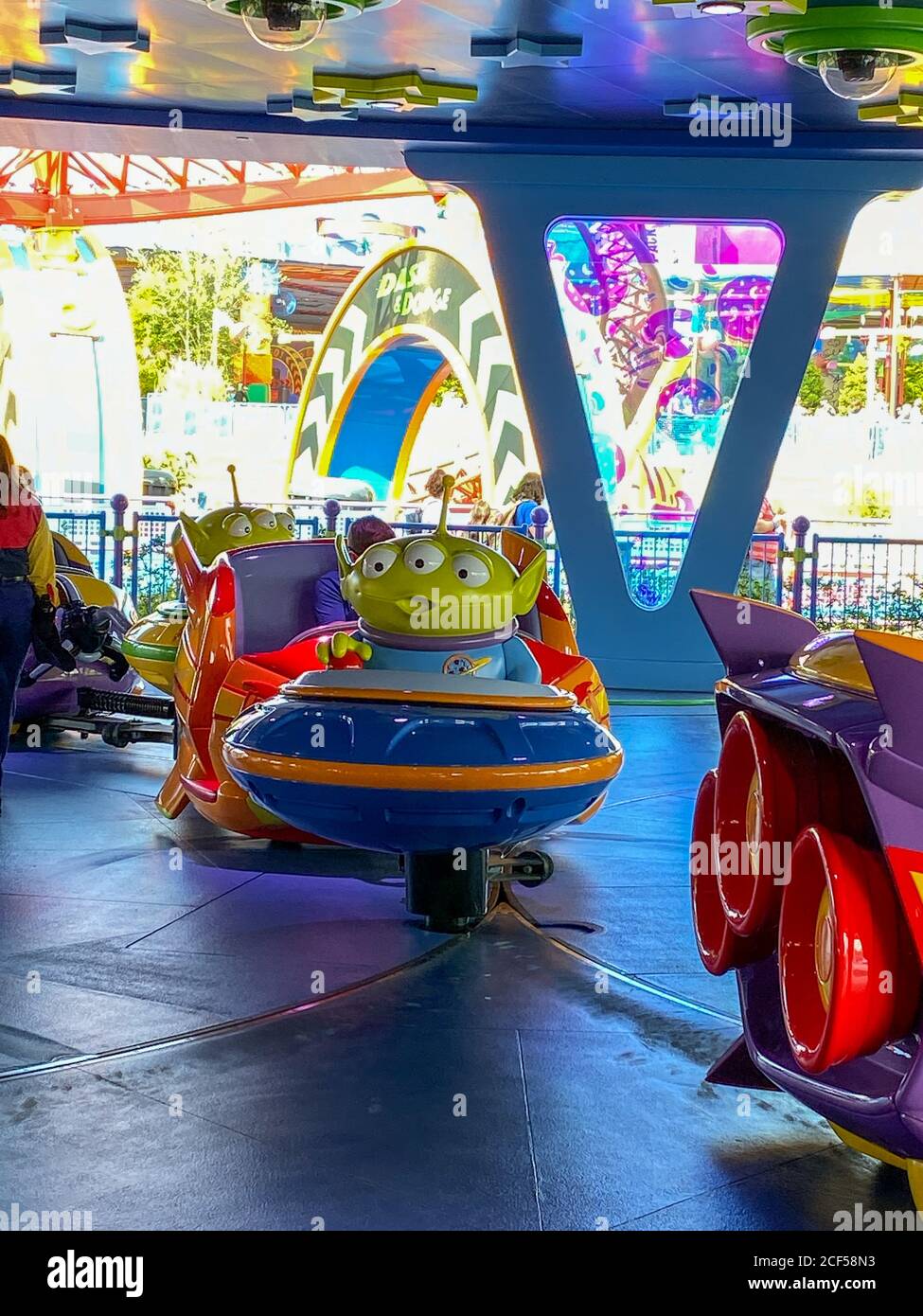 Orlando,FL/USA-11/27/19: Alien Swirls ride in Toy Story Land at ...
