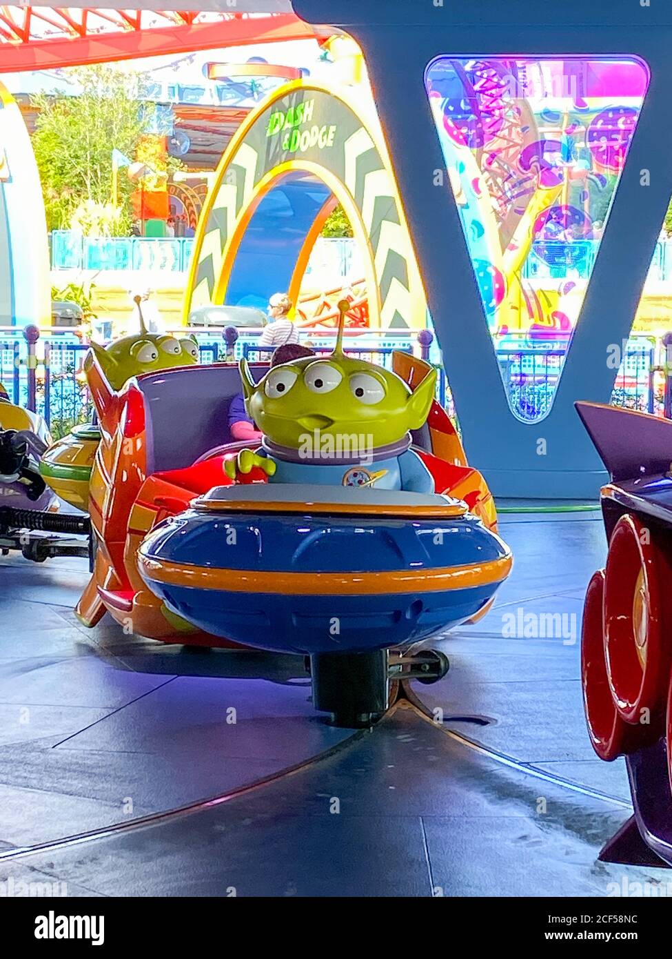 Orlando,FL/USA-11/27/19: Alien Swirls ride in Toy Story Land at ...