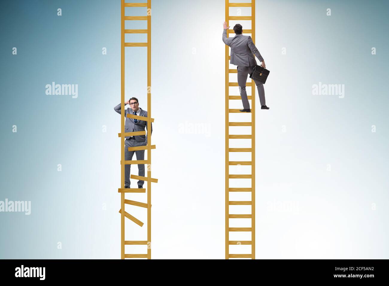 Career competition in the business environment Stock Photo - Alamy