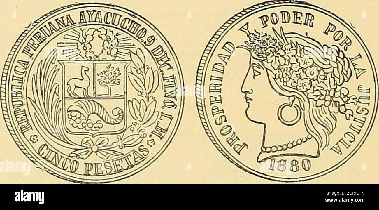 . Monetario americano (ilustrado) clasificado. N 1381—Anverso Leyenda ...